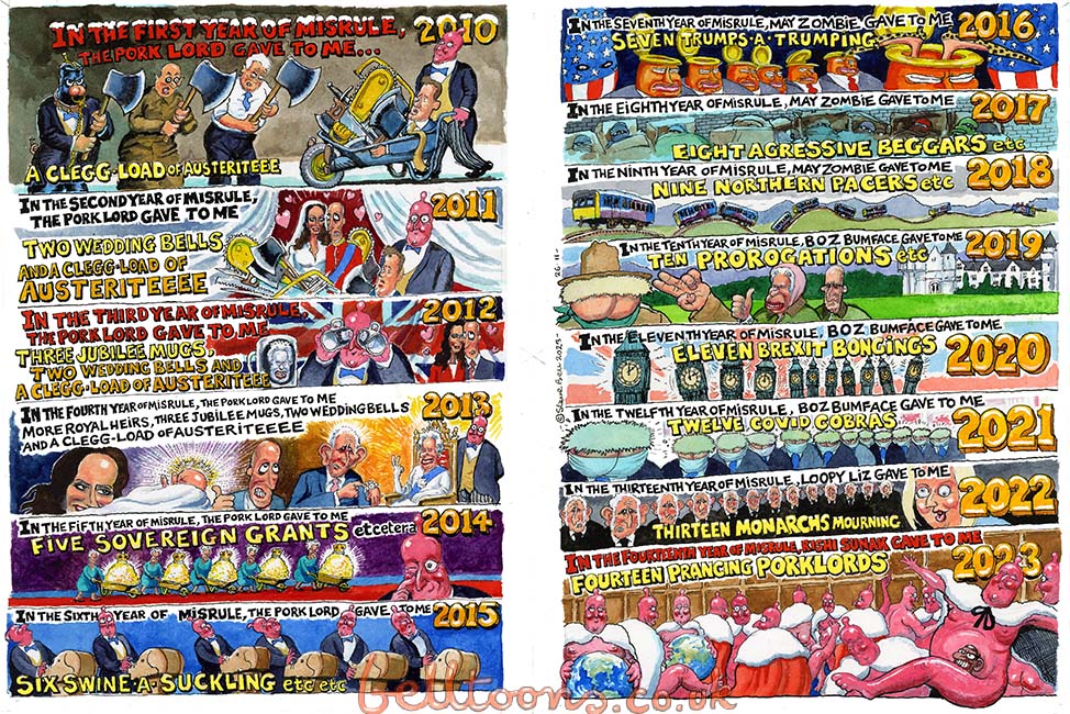 Belltoons - Steve Bell's Latest Cartoons